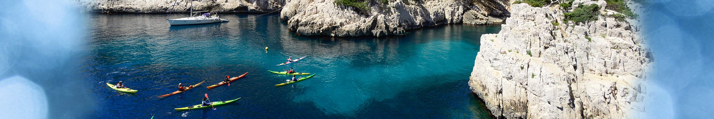 Kayak de mer dans les calanques de Marseille et Cassis : Raskas Kayak